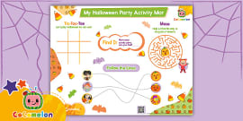 FREE! - CoComelon Playdough Mats | Pumpkin Patch | Twinkl