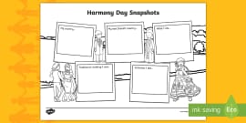 FREE! - Harmony Day Year 2 Handwriting Worksheet - English