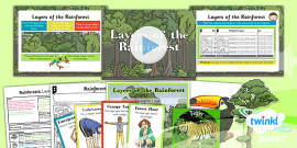 Geography: Rainforests Year 3 Unit Pack (teacher made)