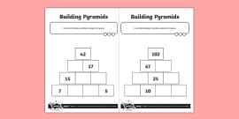 Y3 Inverse Create Add Subtract Calculations of 3 Numbers Sheet