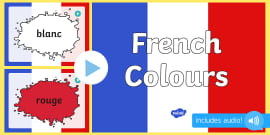 French Colours Worksheet - Primary Resources