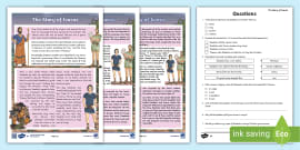 Orpheus and Eurydice Differentiated Reading Comprehension Activity