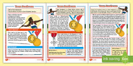 My Favourite Athlete Fact File Template,athlete fact file