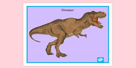 FREE! - T-Rex Dinosaur Poster for Display | Primary Resources