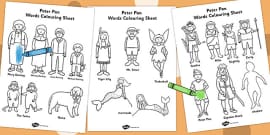 Peter Pan Word Mat (teacher made) - Twinkl