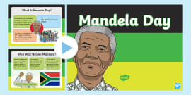Nelson Mandela Fact File Template, Nelson Mandela - Twinkl