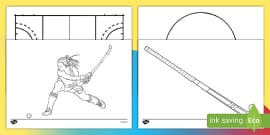 Netball Pictures Black and White - World Cup Colouring Pages