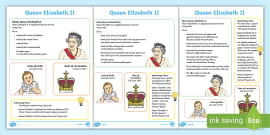 KS1 Queen Elizabeth I Differentiated Reading Comprehension Activity