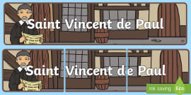 Saint Vincent de Paul Fact File (teacher made) - Twinkl