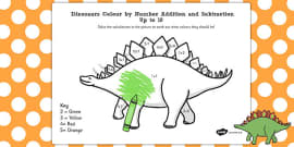Space Addition and Subtraction Puzzle (0-10) (teacher made)