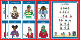BSL We Wish You a Merry Christmas sign language Song Sheet
