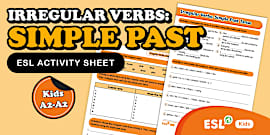 Grammar Flyer 07 Past Simple: Irregular Verbs 과거 단순형: 불규칙 동사