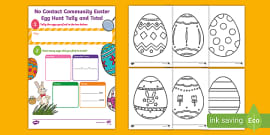 Easter Emergent Reading | Easter Egg Colour Words