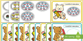 Teddy Bear's Picnic Menu Worksheet (teacher made)