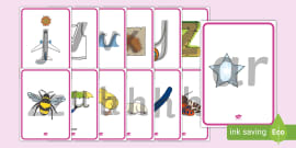 Level 3 GPC, Mnemonic, Action and Example Word Flashcards