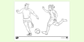 FREE! - AFL Football Colouring Page | Colouring Pages