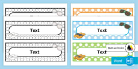 Editable Mindfulness Desk Name Tags Printable | Twinkl USA