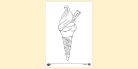 FREE! - Melt Ice Lolly Colouring Sheet: Colouring | Colouring Sheets