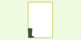 Wellies Page Borders, Wellies, Wellingtons, Welly Boots