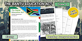 The Bantu Education Act - Teaching Wiki - Twinkl ZA - Twinkl