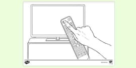 FREE! - TV Programme Colouring Sheet | Colouring Sheets