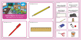 FREE! - Ukrainian Translation School Objects Photo Pack
