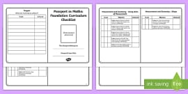 Foundation Year Assessment Rubrics Pack (teacher made)