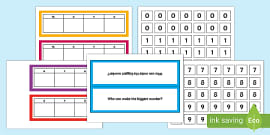 Hundred Thousands Place Value Race Game - Place Value Race Game Hundreds