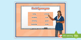 Intensity Synonyms Word Mat (teacher made) - Twinkl
