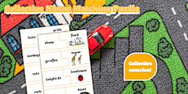 Collective Nouns Interactive Matching Activity