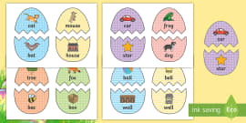 CVC Words Cut and Paste Worksheet / Activity Sheets Mixed - CVC