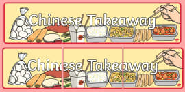 Chinese Restaurant Role Play Ideas and Resources Pack