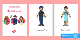 Community Helpers Posters (teacher made) - Twinkl