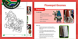 Christmas Gnome Christmas Tree Decoration Crafts - Twinkl