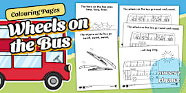 The Wheels on the Bus Pattern Tracing Activity