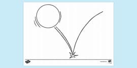 FREE! - Tummy on Ball Colouring Sheet - Creative Resource for Kids