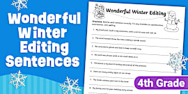 Editing and Proofreading Activity Sheets
