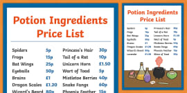 Magic Potion Writing Worksheet - Primary Teaching Resource