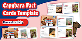 10 Facts About Capybaras Display Poster