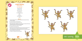 Feed the Monkey Counting Game (teacher made)