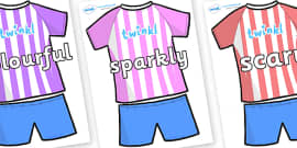 FREE! - Wow Words on Football Players (teacher made)