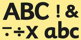 Attendance Display Lettering (teacher made) - Twinkl