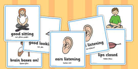 Good Modelled Behaviour Cards - Twinkl