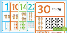 👉 A3 Number Posters 1 to 5