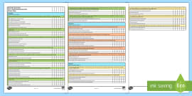 Year 5 Guided Reading Assessment Guidelines Checklist