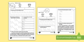 Trasarea literei „m” de mână - Fișă de activitate