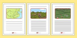 Water Writing Frames (teacher made) - Twinkl