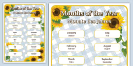 Months of the Year Display Photos - (Teacher-Made) - Twinkl