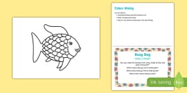 Colouring Sheets to Support Teaching on The Rainbow Fish