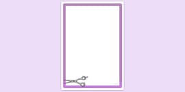 FREE! - Hairdresser Page Border | Page Border (teacher made)